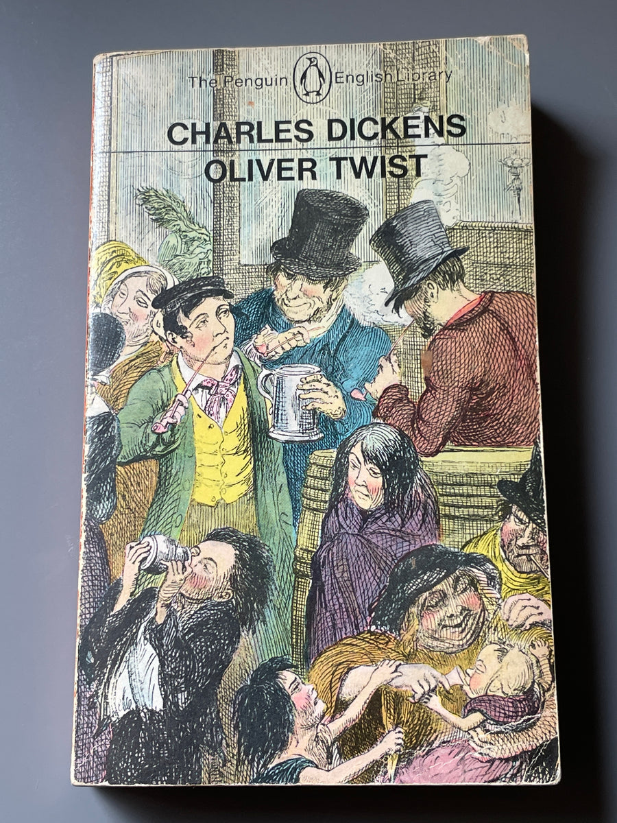 OLIVER TWIST by Charles Dickens Penguin English Library (1966) HTF EDI – Ex Libris Used Books