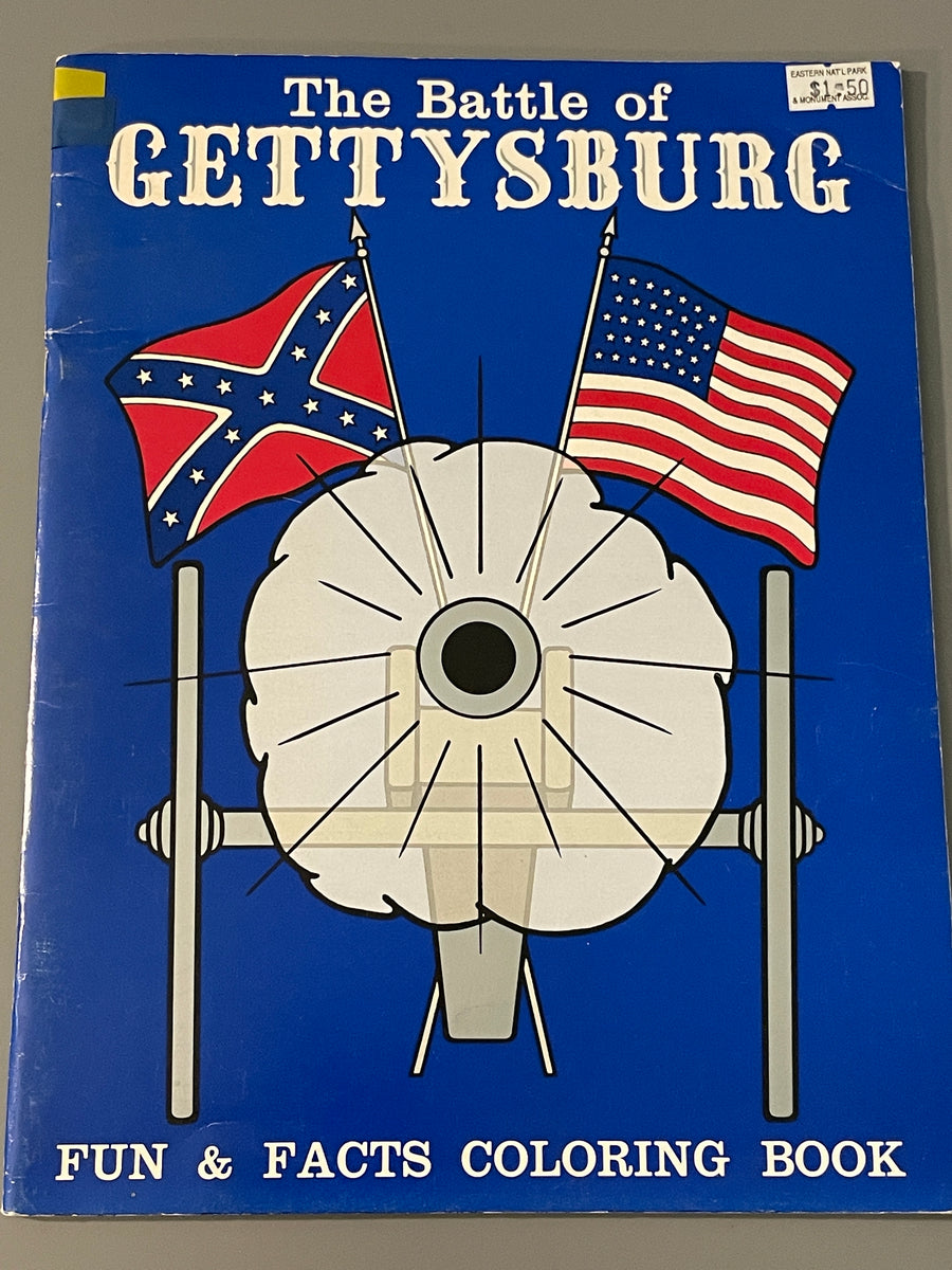 BATTLE OF GETTYSBURG,"FUN & FACTS," Black & White Coloring Book – Ex ...