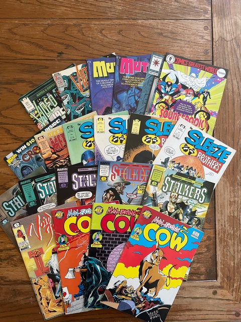 21 comics EPIC/MARVEL Video Jack, Sleeze Brothers, Stalkers and MORE ...