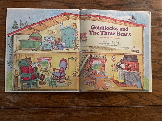 Goldilocks And The Three Bears Golden Book